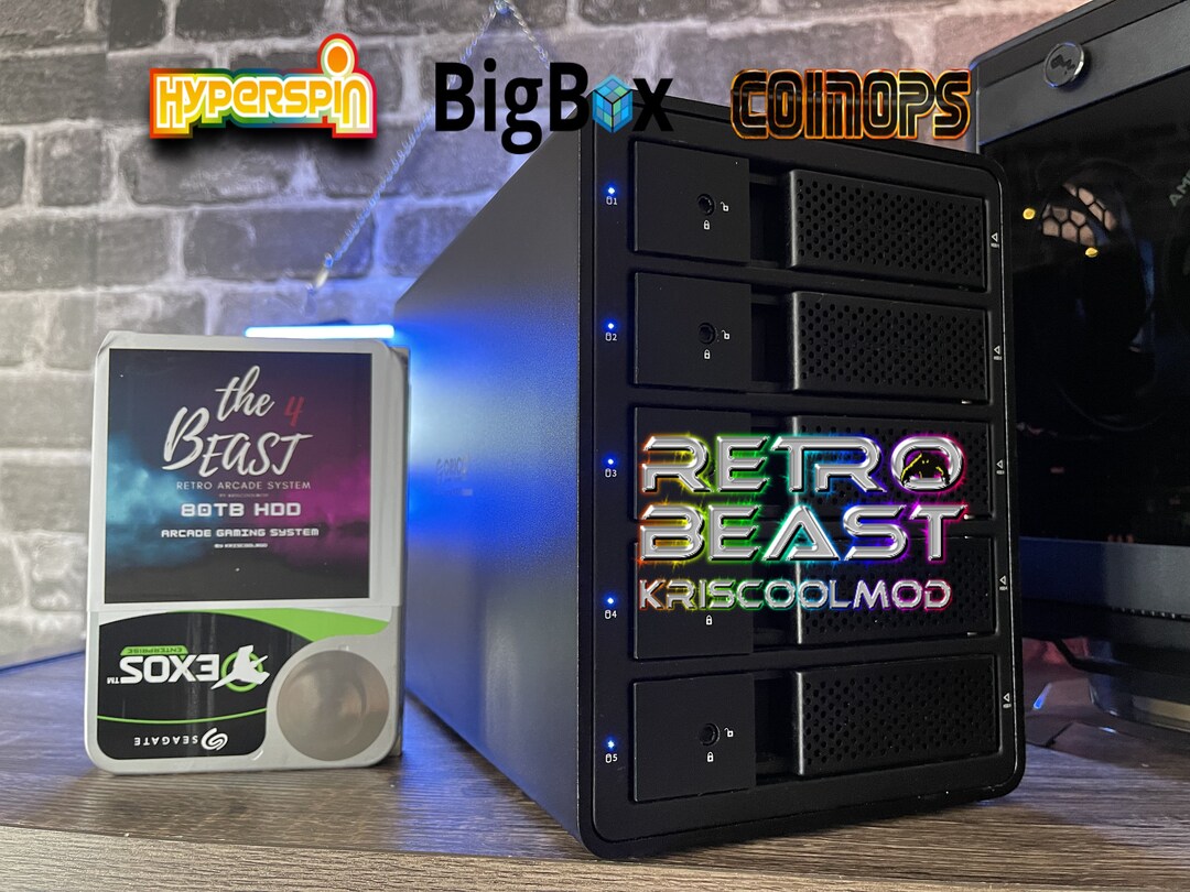 The Beast Retro Arcade HDD Only 16TB/96TB for Pc - Etsy Canada