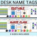 Editable Desk Name Tags Printable Classroom Desk Labels - Etsy