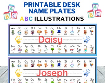 Text Editable Desk Name Tags| Printable | Classroom Desk Labels | Back ...