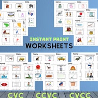 Sound Review Worksheets Beginning Sounds Middle Sounds Ending Sounds ...