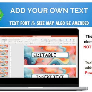 Editable Printable Desk Name Labels | Student Nameplates | School ...