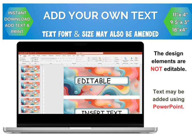 Editable Printable Desk Name Labels | Student Nameplates | School ...