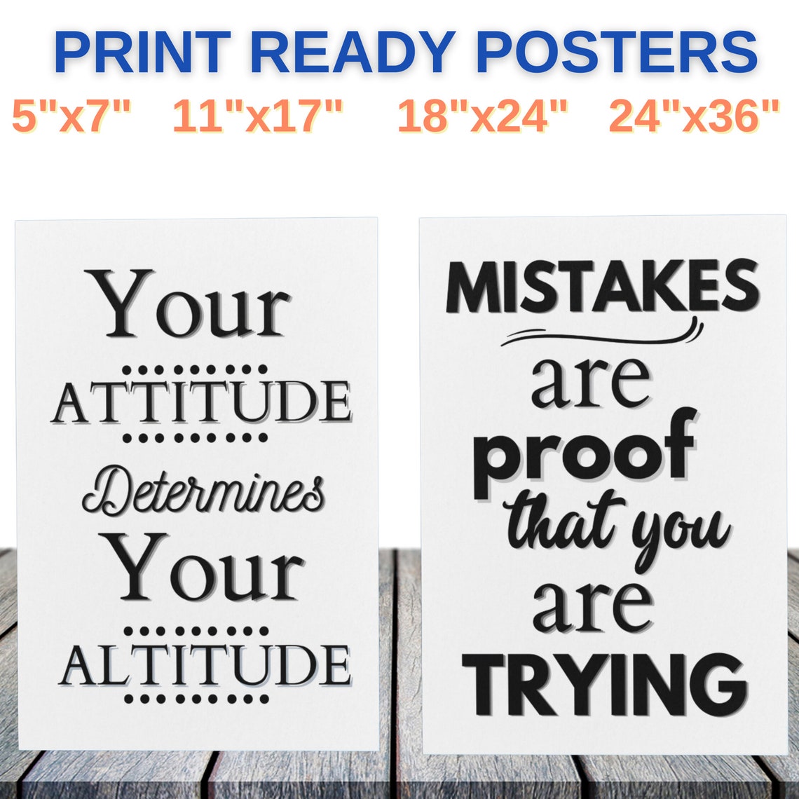 PRINTABLE School Posters | Inspirational & Motivational Affirmation ...