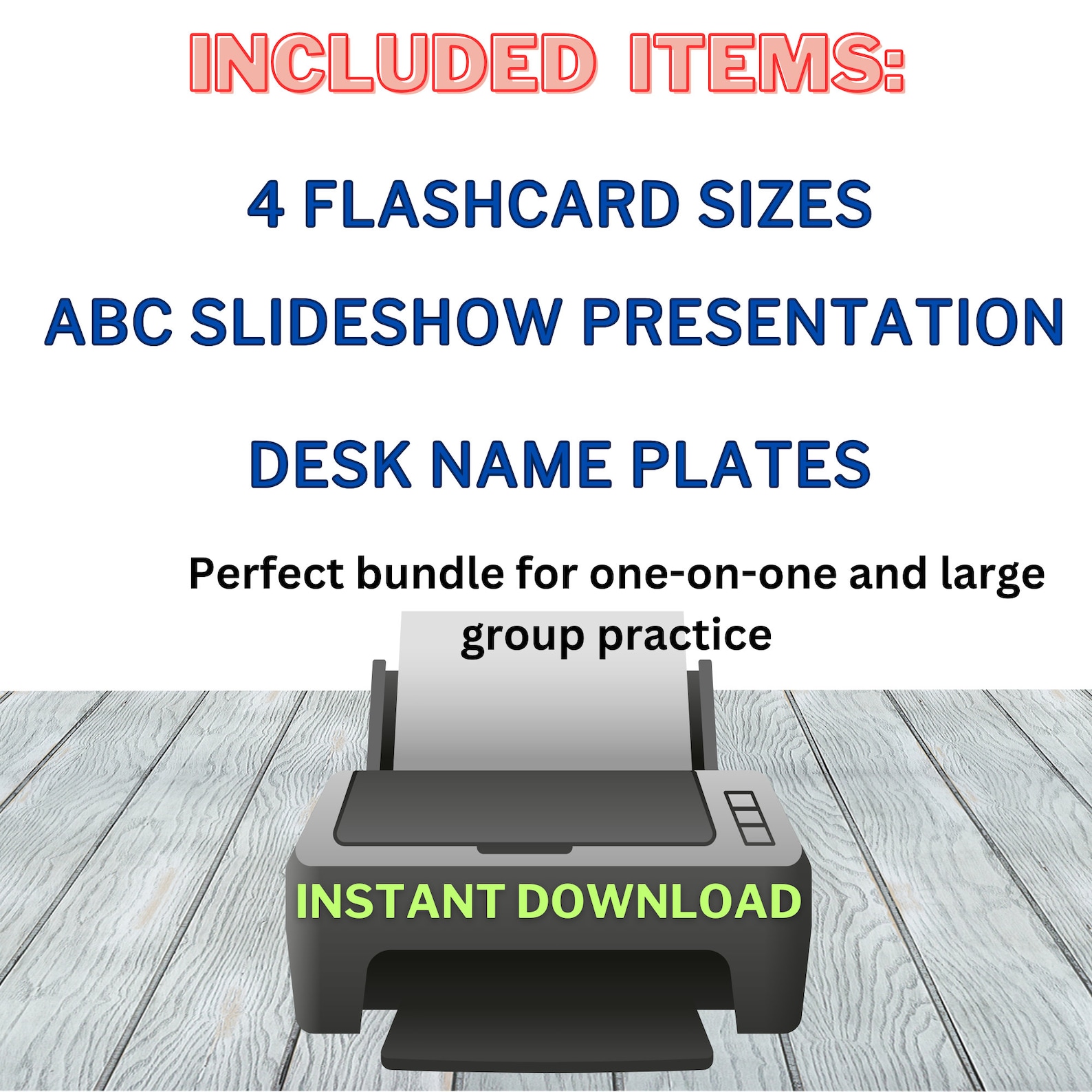 ABC Flashcard + Desk Name Tags Bundle | Slideshow Powerpoint | Alphabet ...