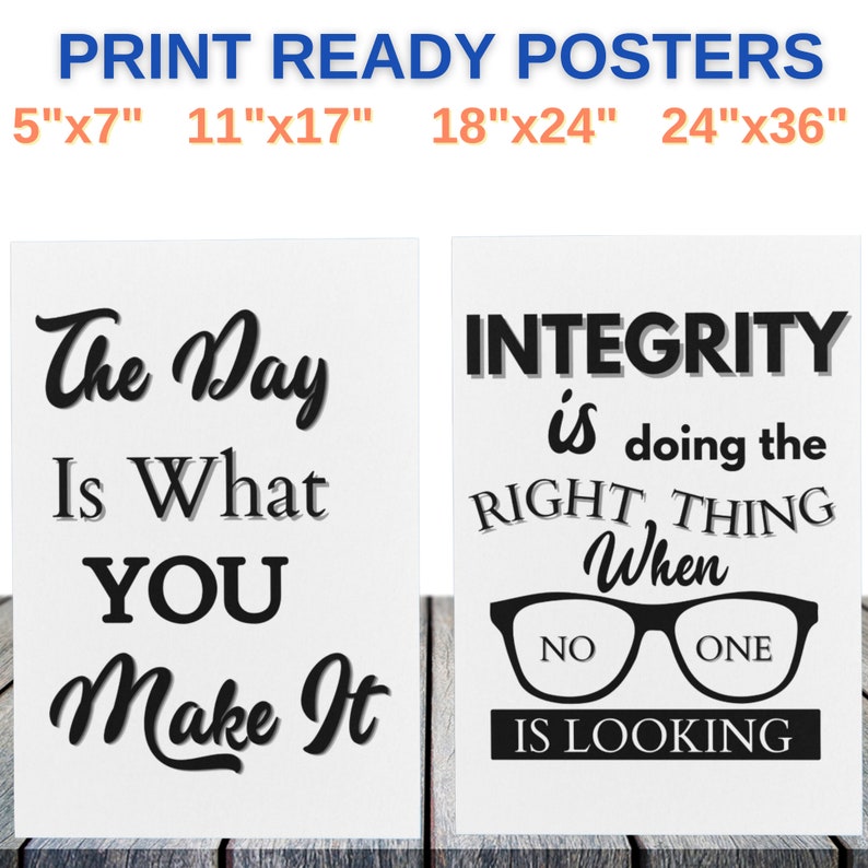 PRINTABLE School Posters | Inspirational & Motivational Affirmation ...