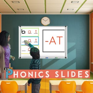 Phonics Lesson Template Slides | ELA Powerpoint | Sound Mapping Boxes ...