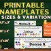 Editable Desk Nameplates | Printable | Classroom Desk Labels | Back to ...