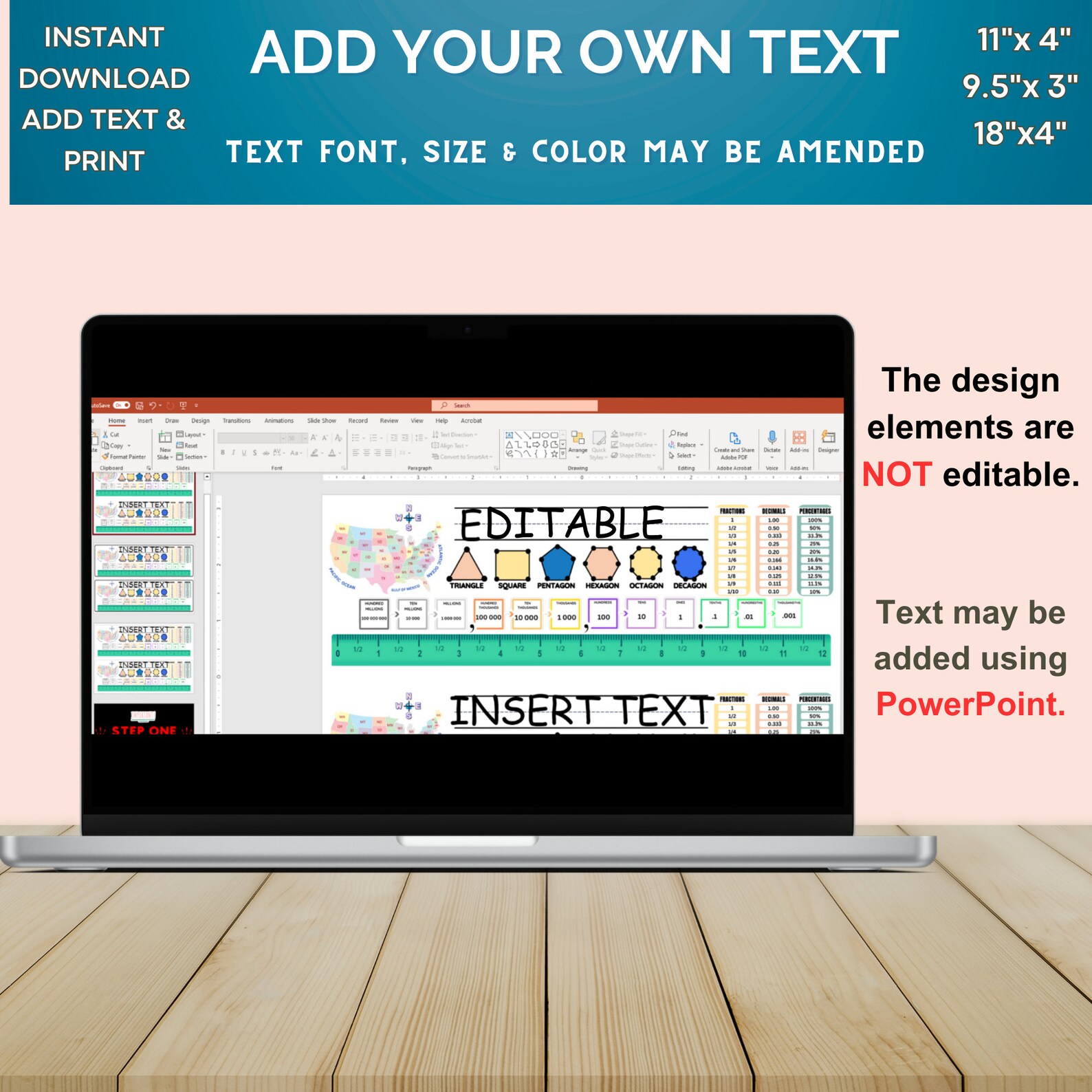 Text Editable Desk Name Tags| Printable | Classroom Desk Labels | Back ...
