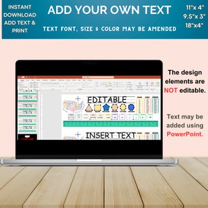 Text Editable Desk Name Tags Printable Classroom Desk Labels Back to ...