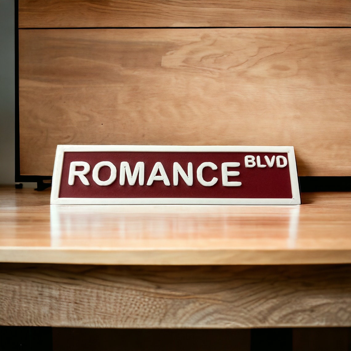Romance BLVD Sign/romance Sign/book Lovers Sign/booktok Sign - Etsy