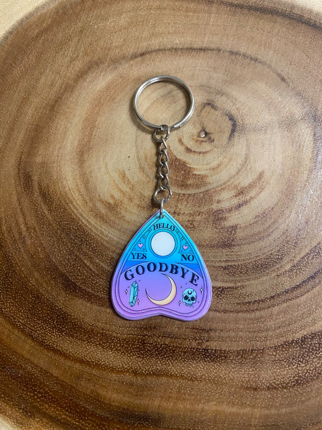 Colourful Planchette Keychain/planchette Keychain/witchcraft Keychain ...