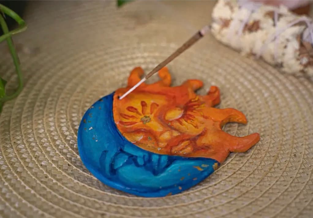 MINI Sun/moon Incense Burner - Etsy