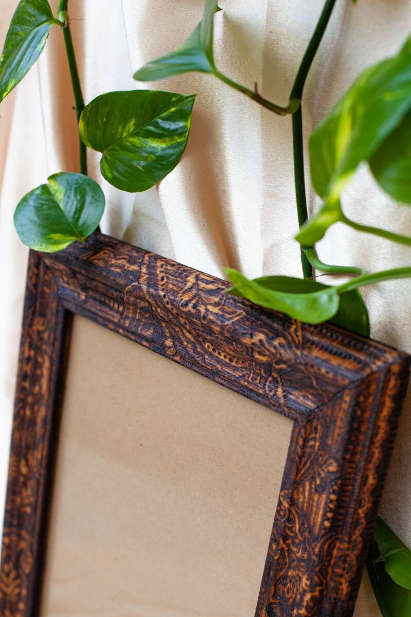 Handcrafted Wood Frame - Etsy