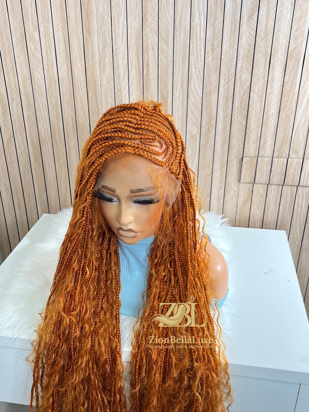 Ginger Braided Wig: 35