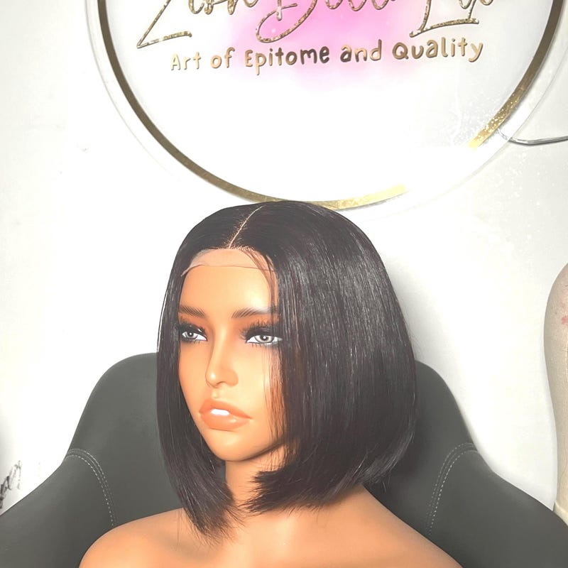 10 Inch Human Hair Wig - Etsy