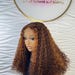 Black Curly Human Hair Wig: 16-inch Lace Front, Glueless - Etsy