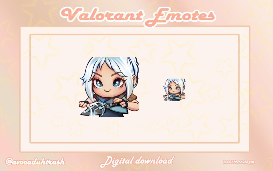 VALORANT Jett Emote for Twitch/Discord - Etsy México