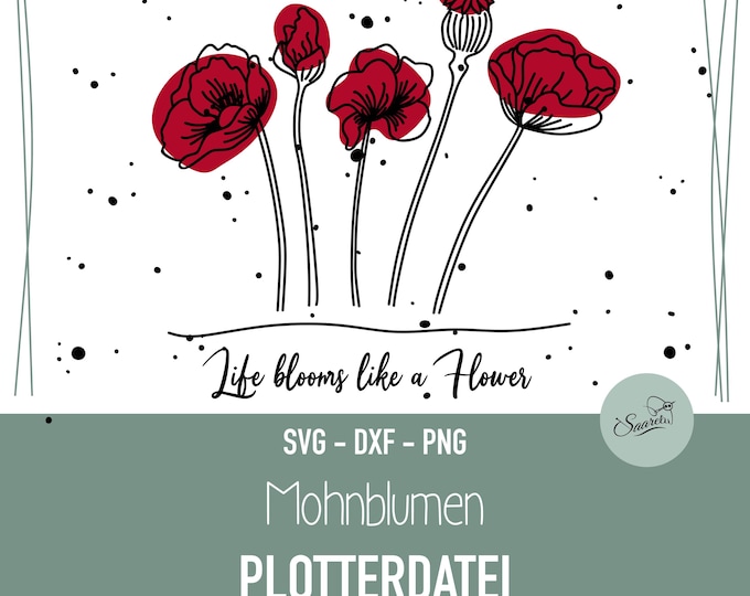 Plotterdatei Bundel Gänseblümchenwiese mit 62 Elementen - SVG, DXF u ...