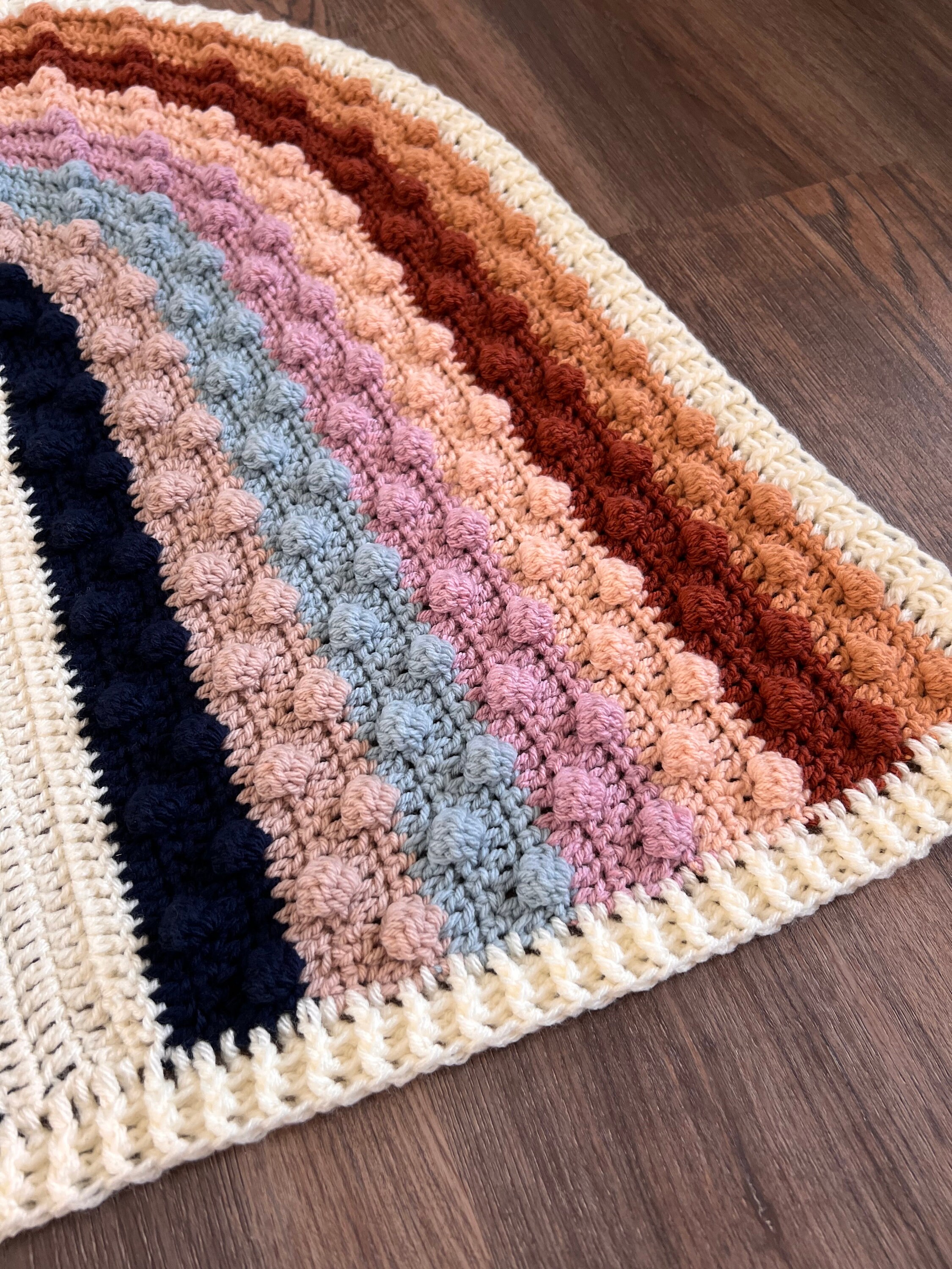 Finished Rainbow Blanket - Etsy