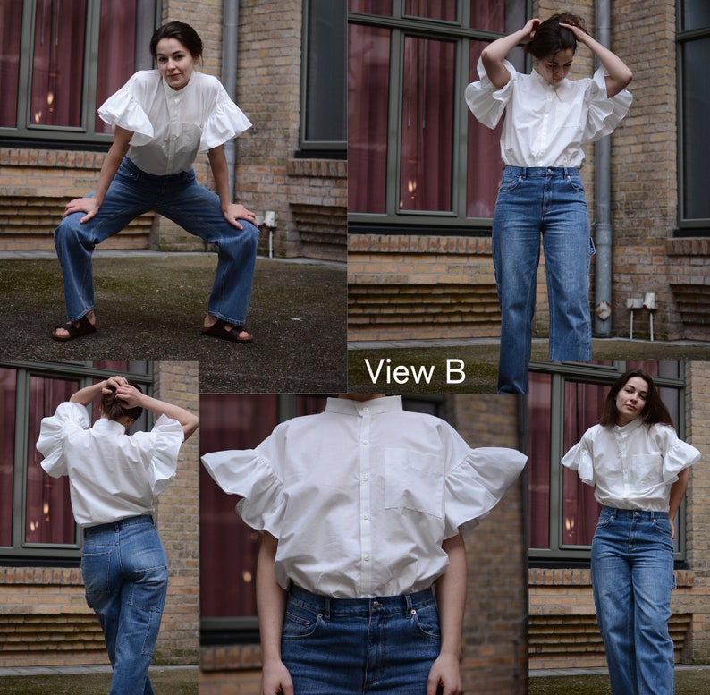 Zero Waste Shirt/dress PDF Sewing Pattern - Etsy