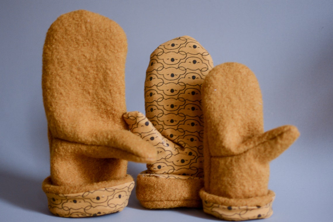 Low Waste Mitten PDF Sewing Pattern and Instructions Booklet - Etsy