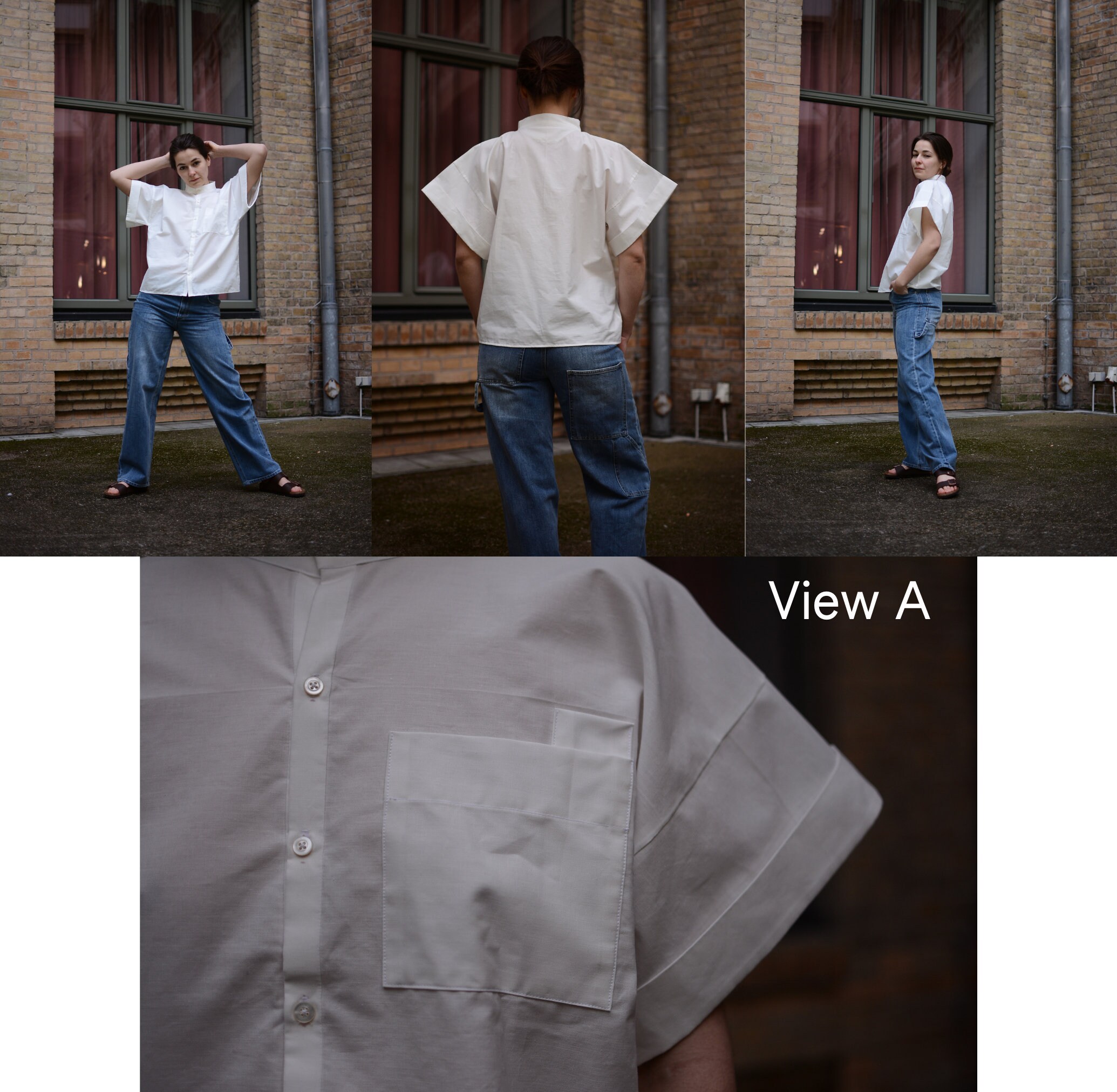 Zero Waste Shirt/dress PDF Sewing Pattern - Etsy