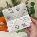 Printable Fortune Teller . Cootie Catcher. Origami Halloween Party ...