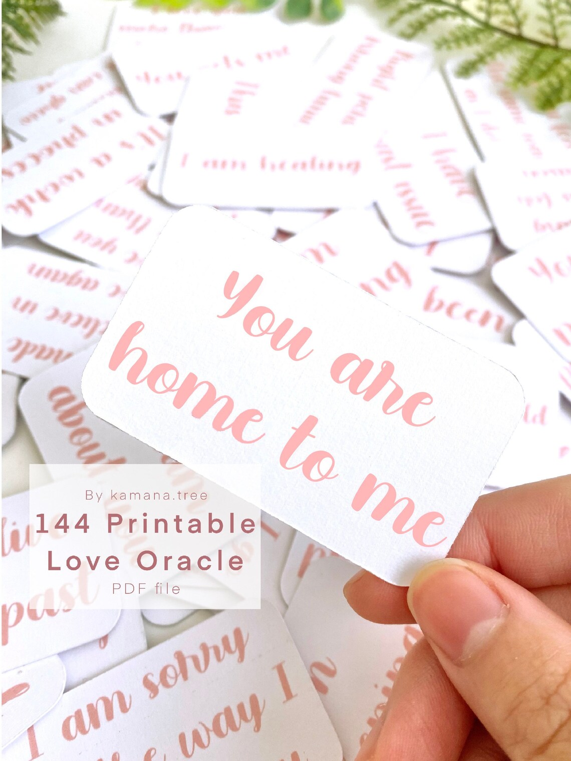 Printable Love Messages Oracle Cards | Digital Download| Love Message ...