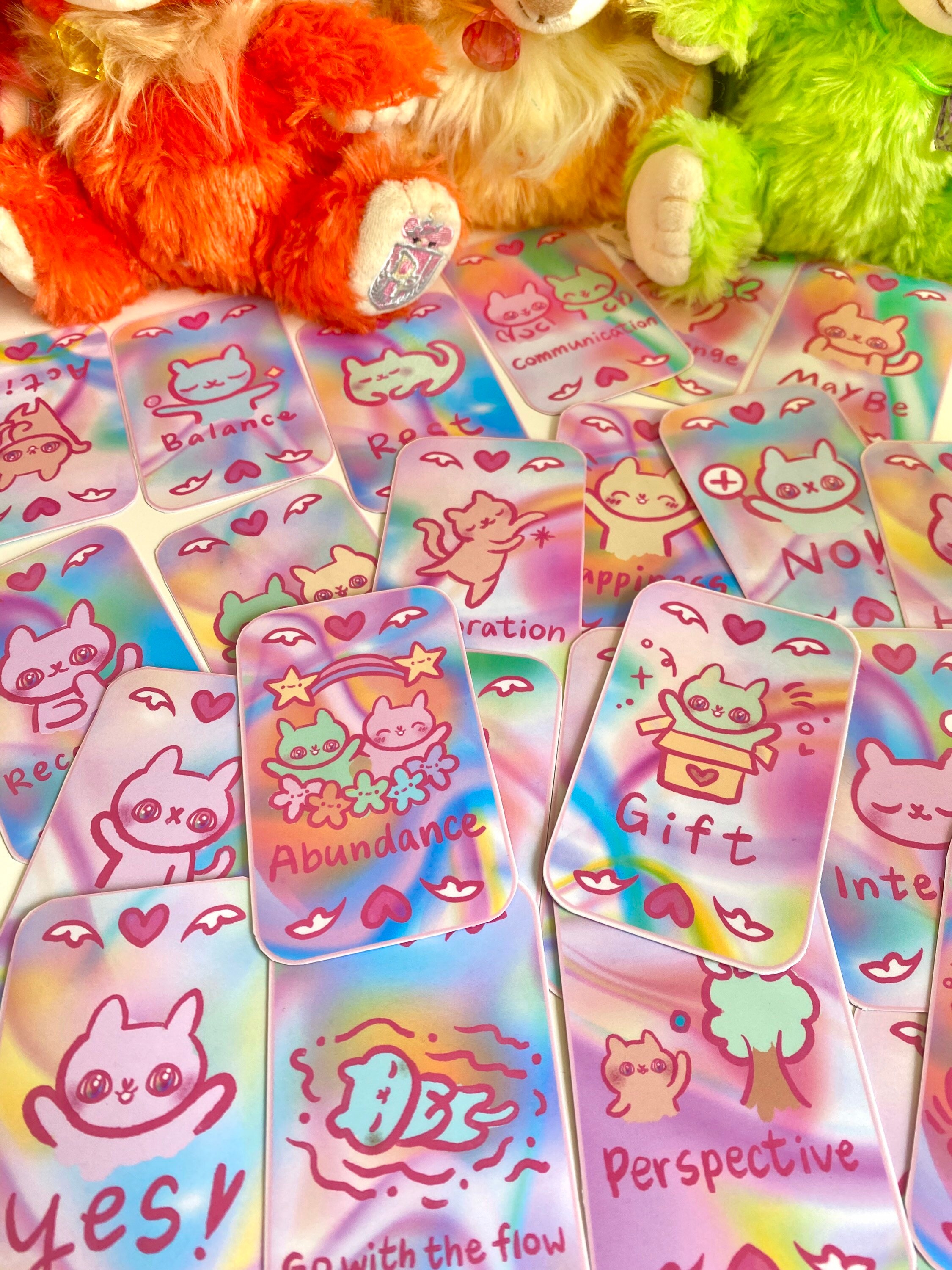 Printable Cat Oracle Cards | Digital Download| Channeled Messages| Twin ...