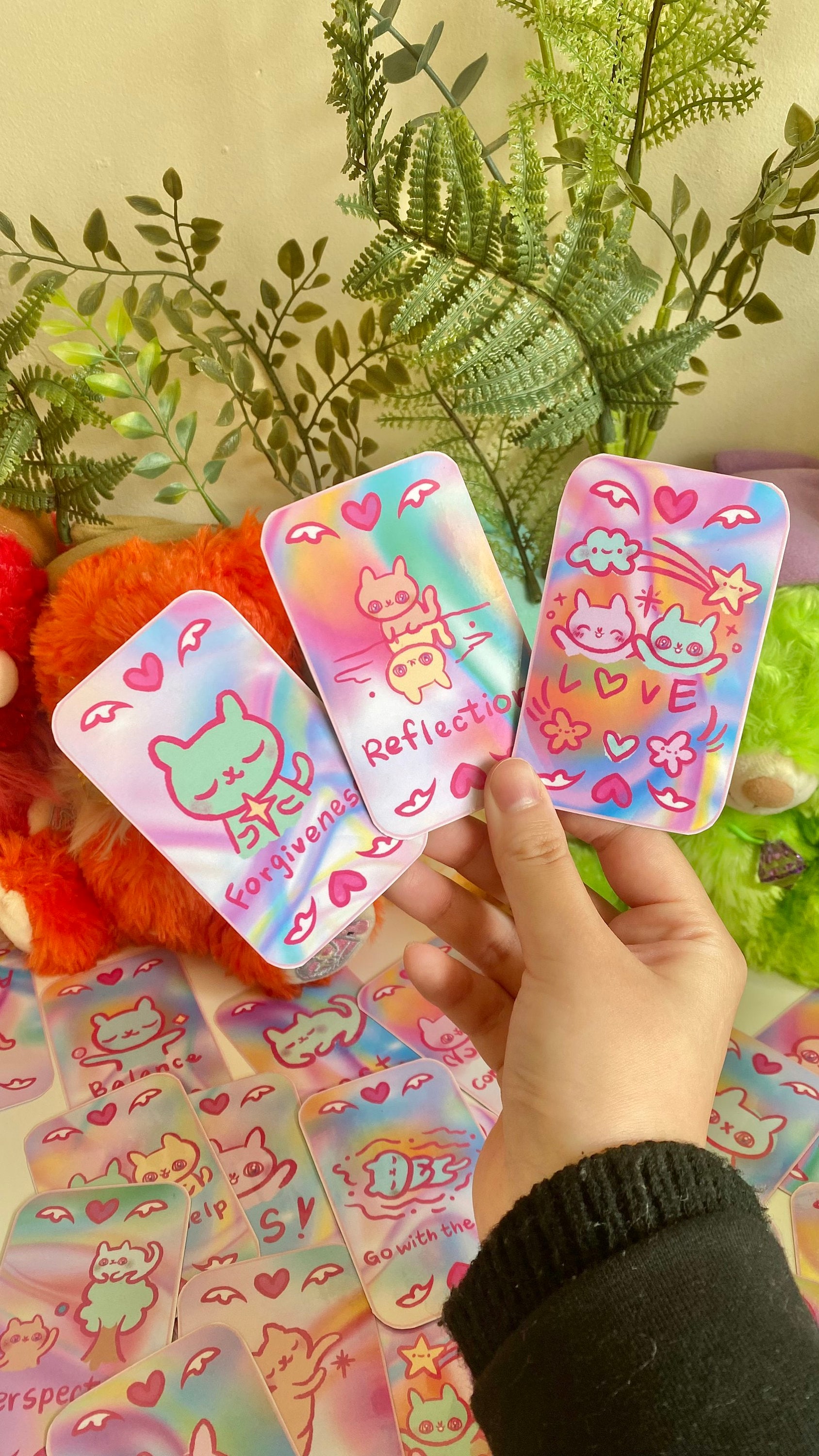Printable Cat Oracle Cards | Digital Download| Channeled Messages| Twin ...