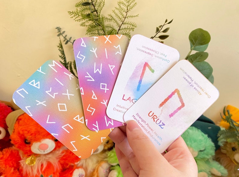 Rune Deck |printable Rune Cards| Rune Set| Oracle Deck|oracle Cards ...
