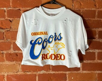 Distressed Crop Top - Etsy