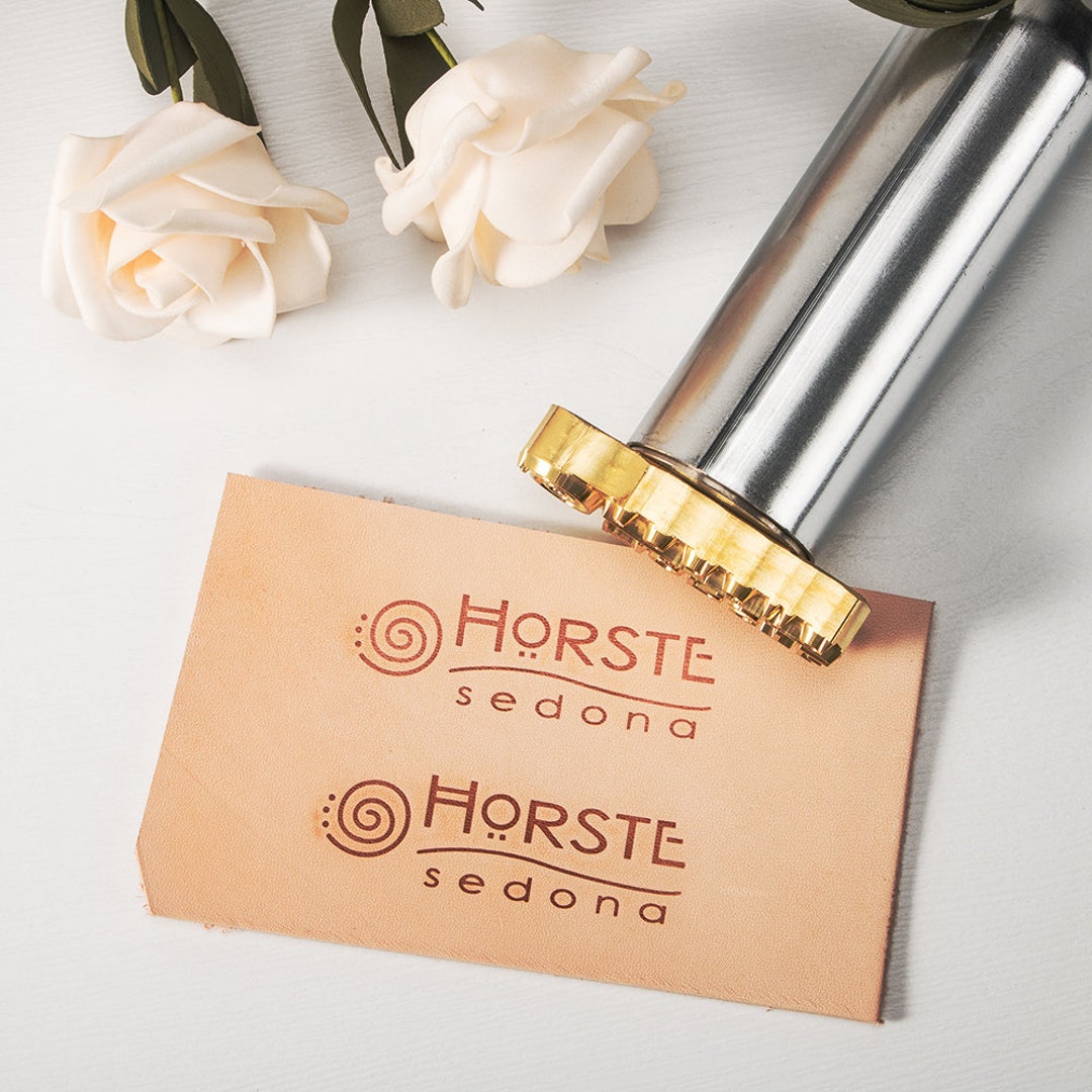 Custom Leather Stamp, Custom Branding Iron for Wallet, Leather Branding ...