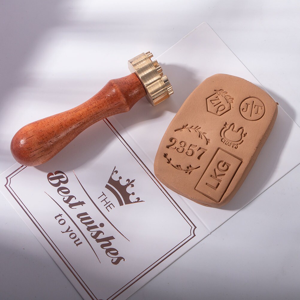 Clay Embossing Stamp Stamp for Pottery Brass Clay Stamp - Etsy UK