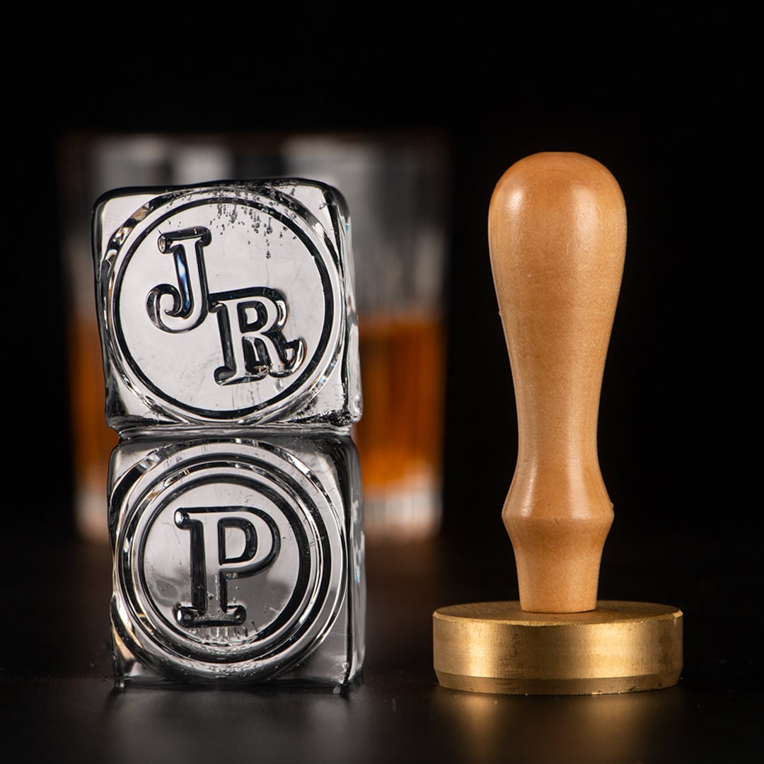 Personalized Ice Stamp, Custom Ice Cube Stamp for Bar,ice Cube Stamp ...