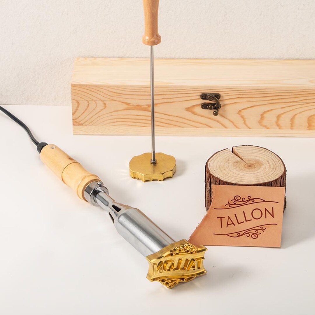 Custom Leather Brand, Leather Stamping Tools, Personalized Branding ...