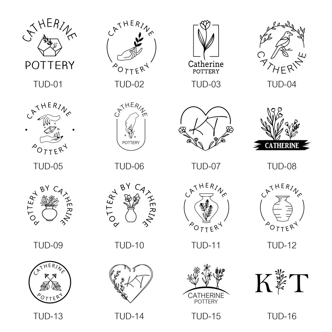 Custom Pottery Stamp, Ceramic Stamp, Acrylic Pottery Stamp, Polymer ...