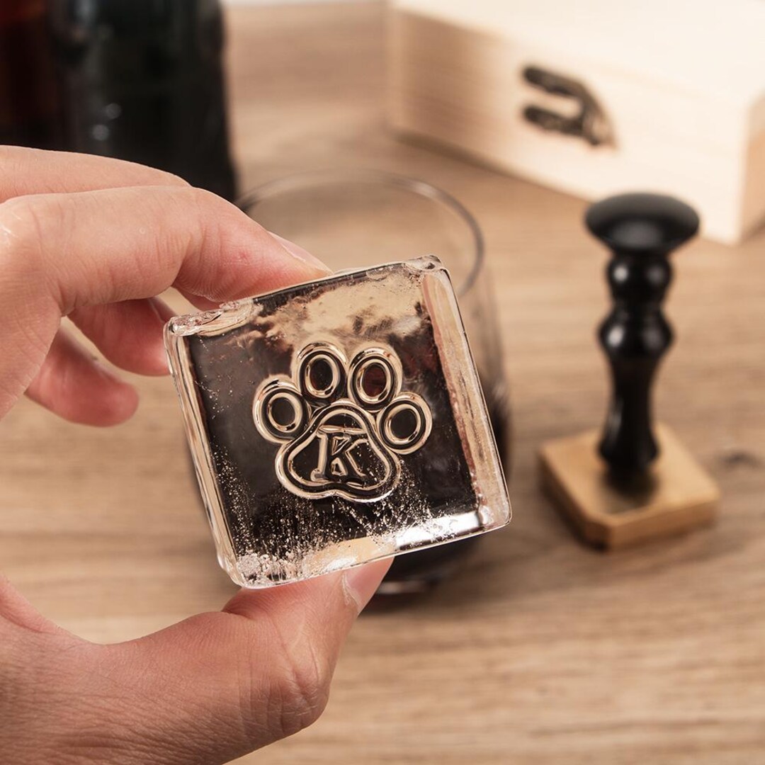 Custom Ice Cube Stamp With Business Logo for Bar,personalized Logo Ice ...