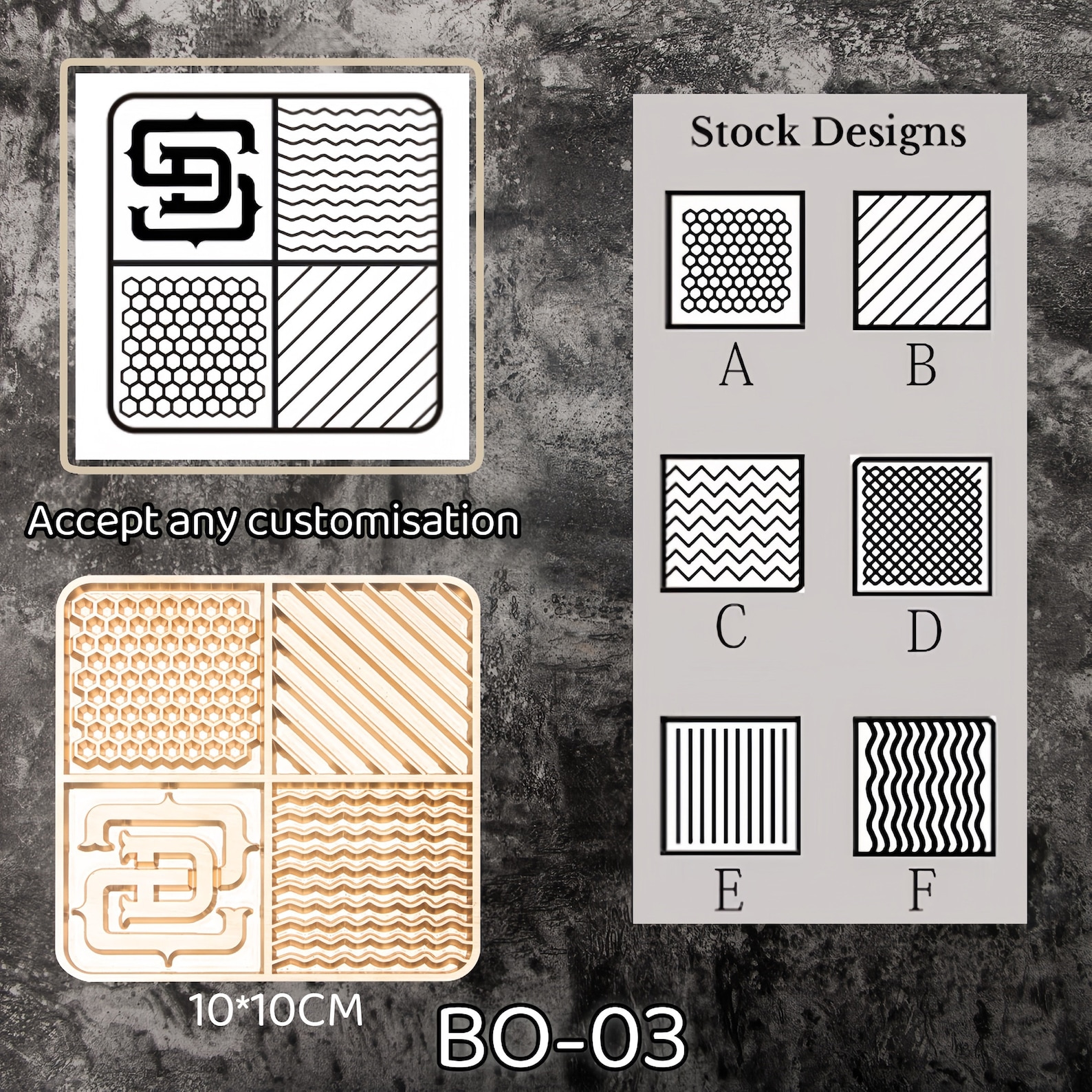 Ice Plate Custom, Custom Logo Ice Stamp, Ice Cube Plate, Custom Logo ...