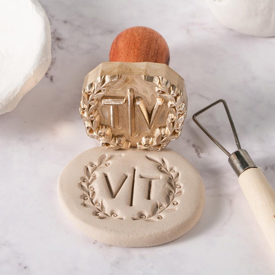 Custom Pottery Stamp, Highly Detailed Logo Designs,ceramic Stamp ...