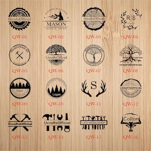 Custom Wood Burning Stamp for Woodworkers , Personalized Branding Iron ...