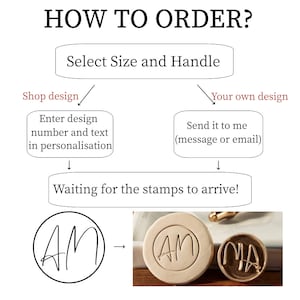 Personalized Ceramic Stamps / Custom Pottery Stamps / 12 Mm Thick Brass ...