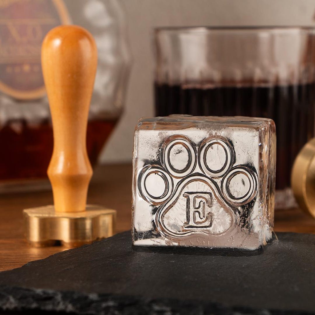 Personalized Ice Stamp, Custom Ice Cube Stamp for Bar,ice Cube Stamp ...