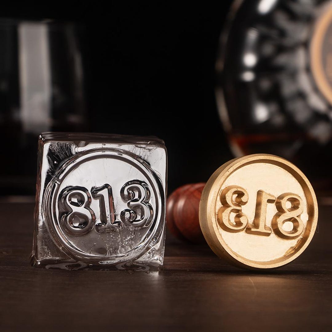 Custom Ice Stamp, Made in UK, Stamp Logo Ice, Ice Branding, Ice Brand ...