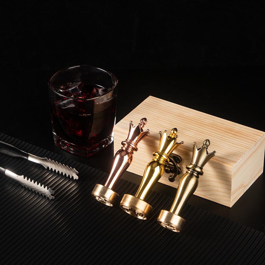 Custom Ice Cube Stamp Box, Bar Stamp, Custom Logo Ice Cube Stamp for ...