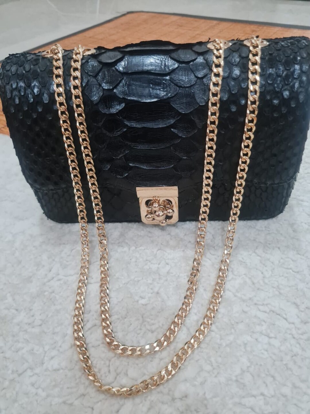 Python Luxury Leather Bags Birkinis Kellynis 25cm Bags - Etsy