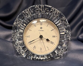 Crystal Glass Clock - Etsy UK