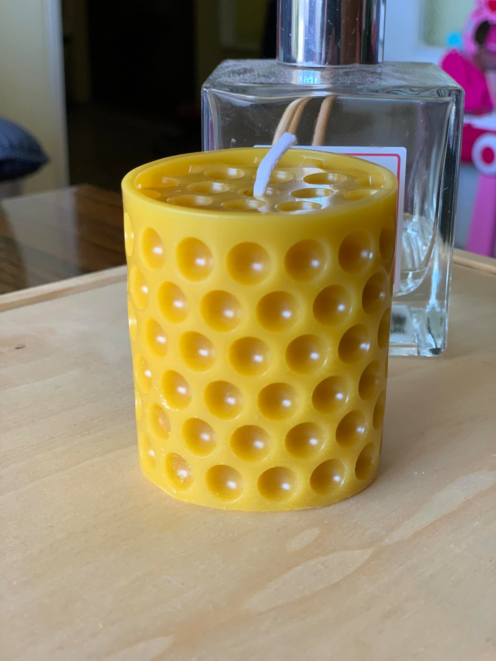 Candle Tower Natural Beeswax Candle Pure Beeswax Handmade Candles ...