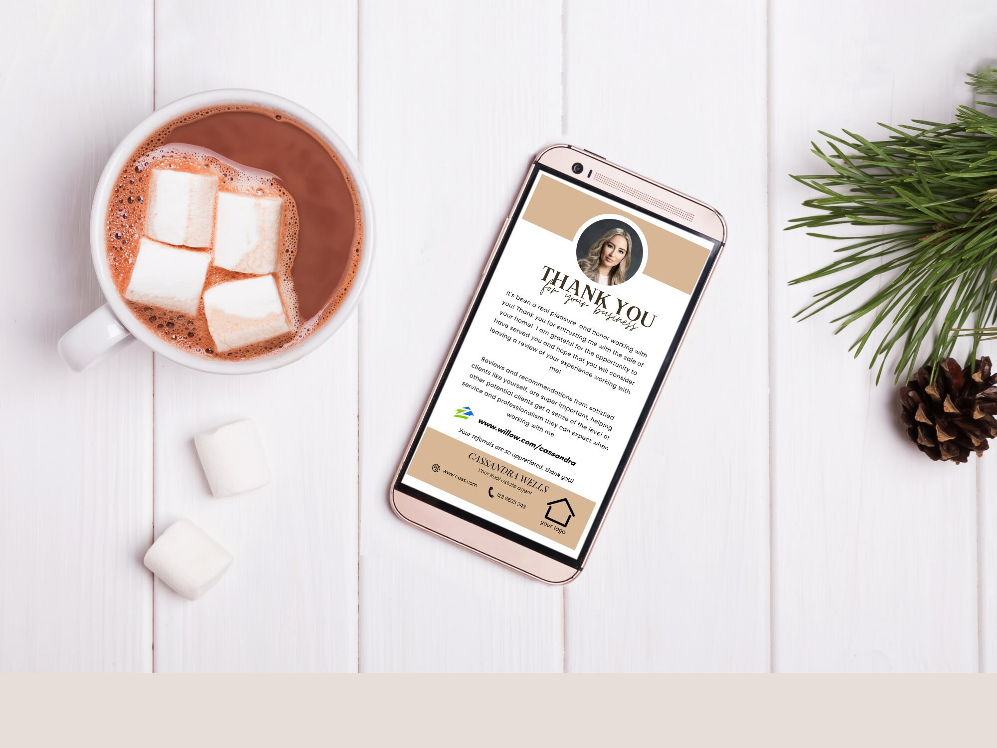 Textable Review Request Card From Client Realtor Thank You Text ...