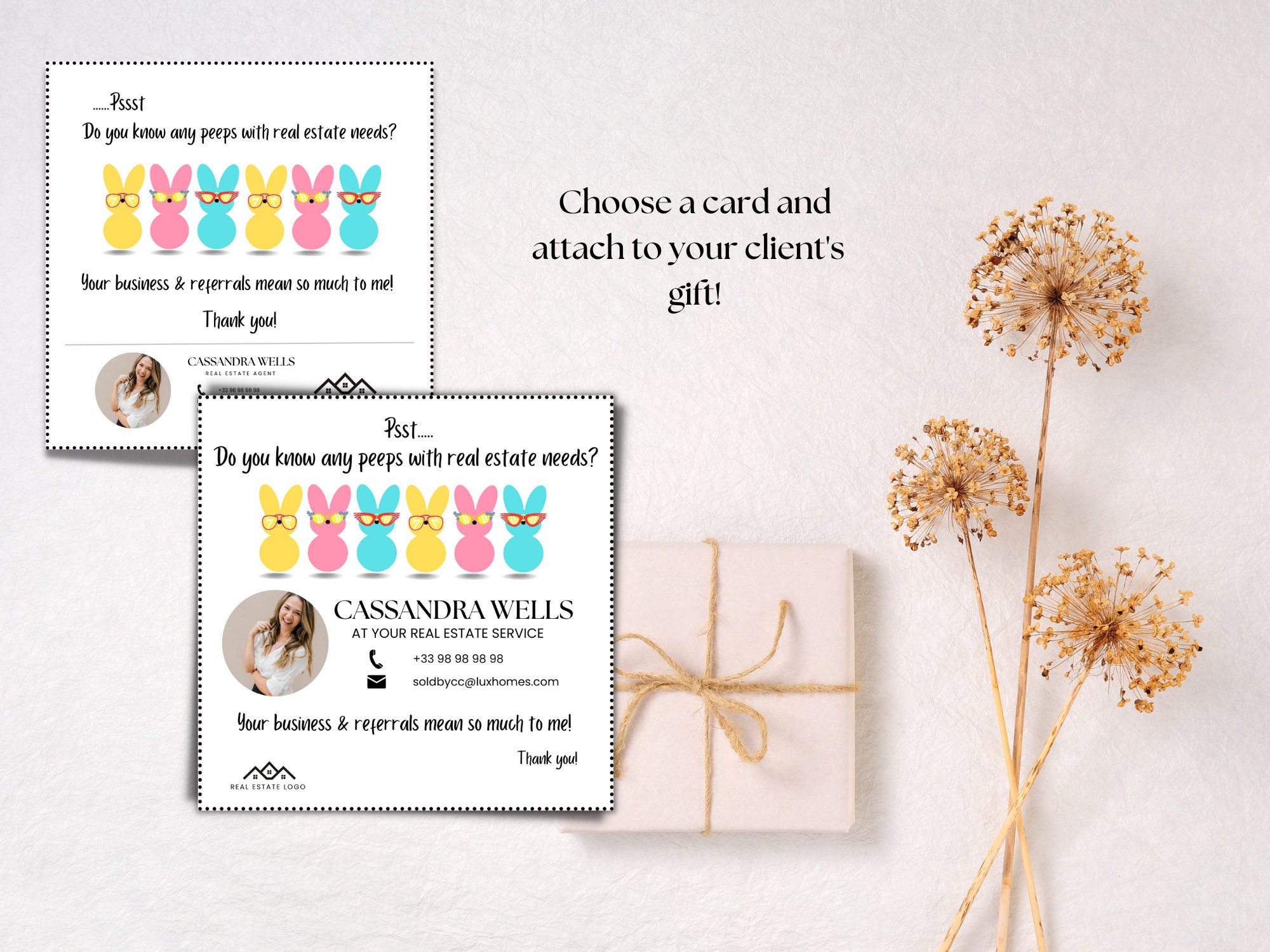 Realtor Pop by Tag Real Estate Printable Realtor Referrals Tag Real ...